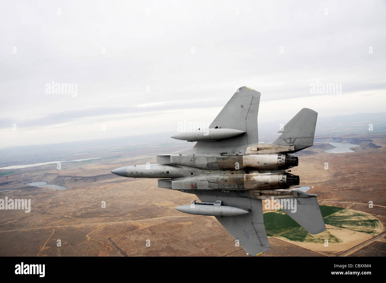 An F-15C Eagle from the 366th Fighter Wing at Mountain Home Air Force ...