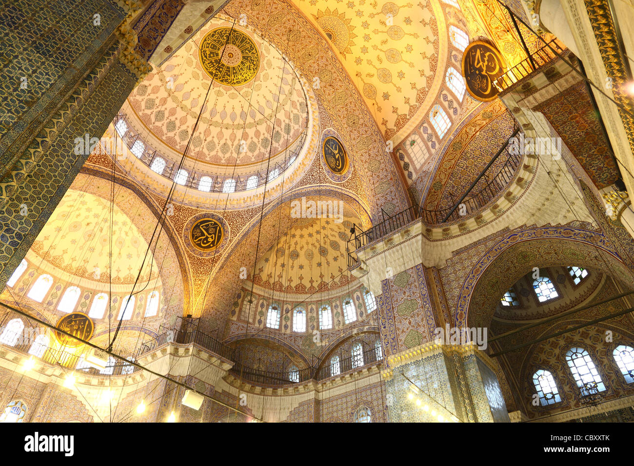 New Mosque interior, Istanbul Stock Photo - Alamy