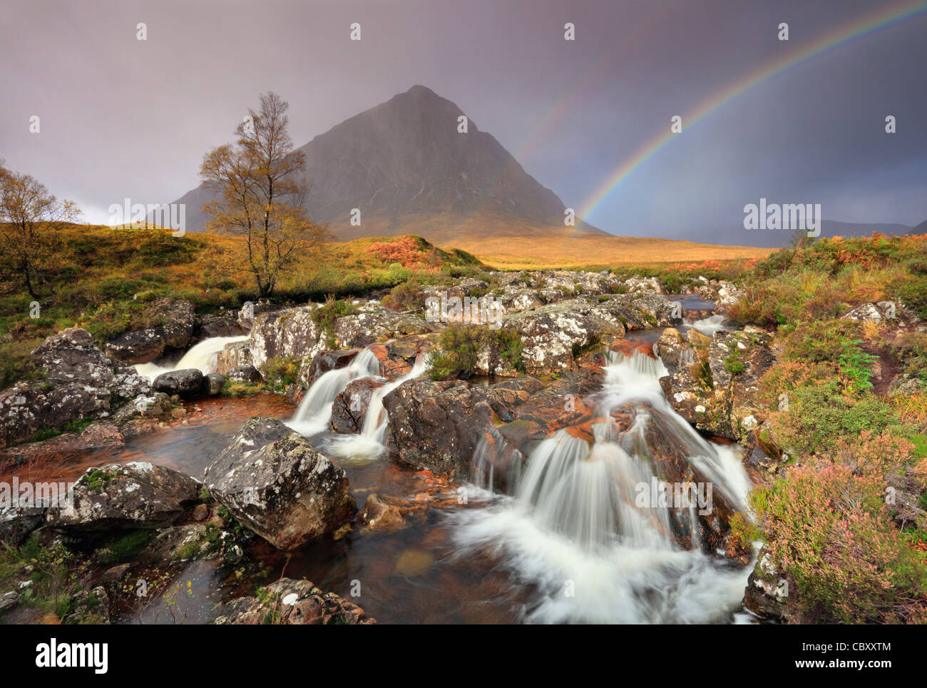 Rannoch moor rainbow hi-res stock photography and images - Alamy