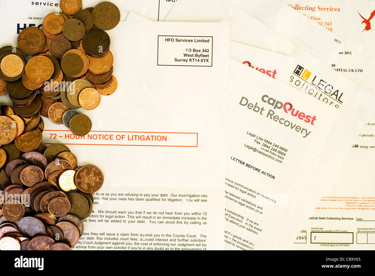 Debt collection agency hi-res stock photography and images - Alamy