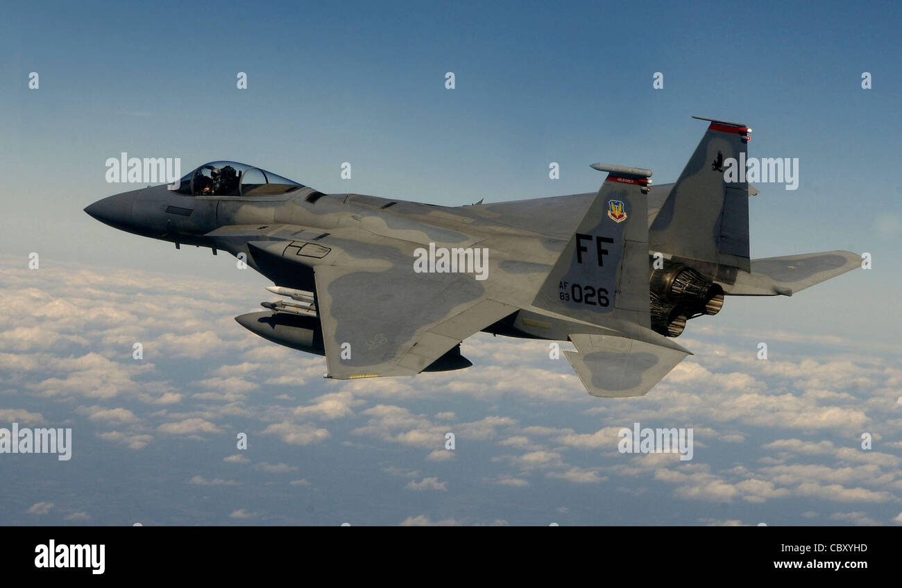 Capt. Matt Buckner, an F-15 Eagle pilot assigned to the 71st Fighter ...