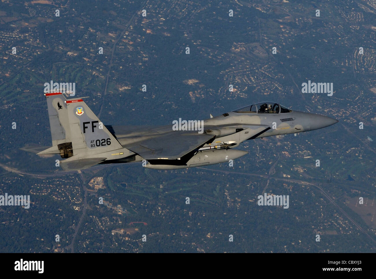 Capt. Matt Buckner, an F-15 Eagle pilot assigned to the 71st Fighter ...