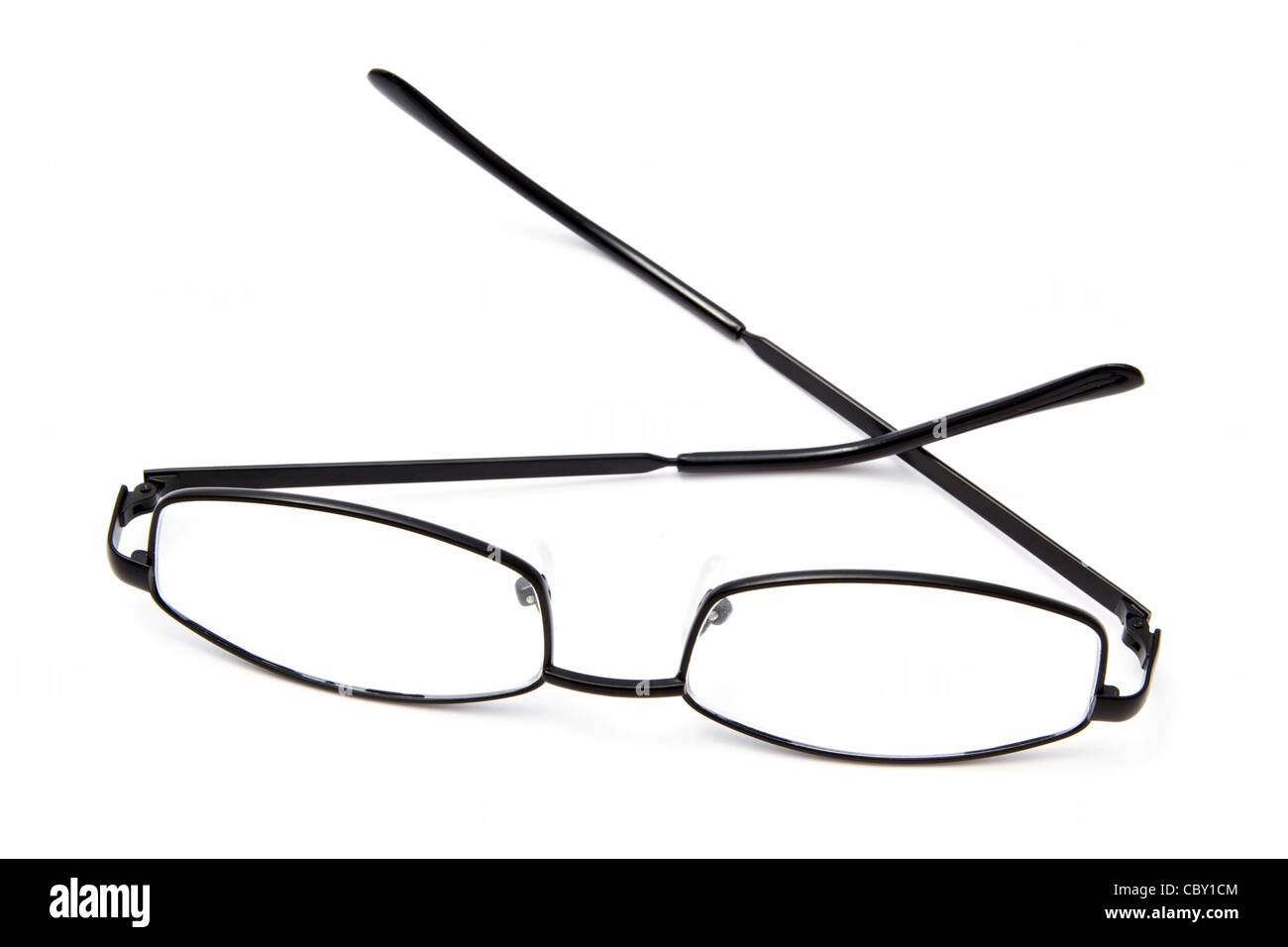 Beautiful glasses isolated on white background Stock Photo - Alamy