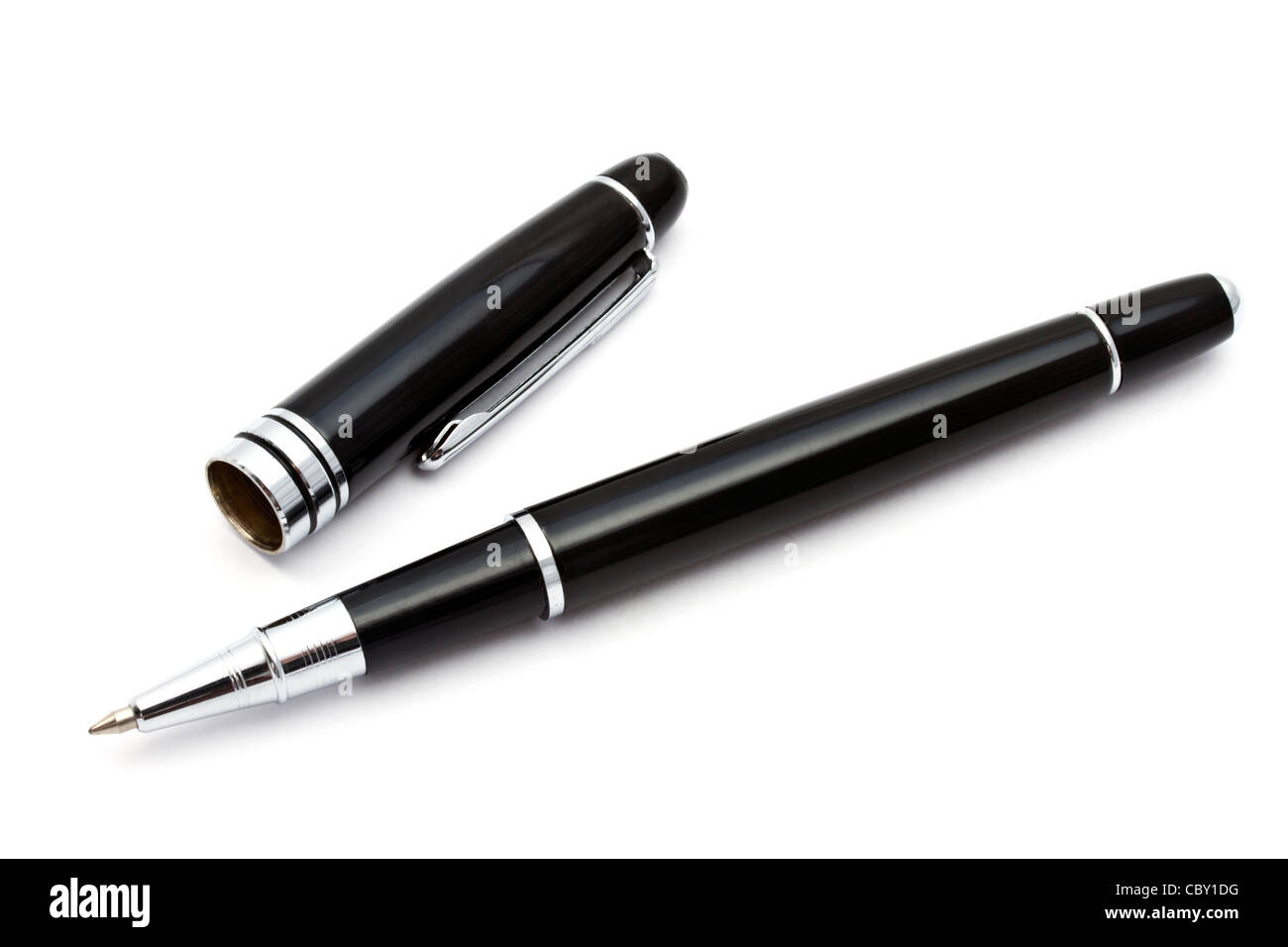 Ballpoint pen isolated on white background Stock Photo - Alamy