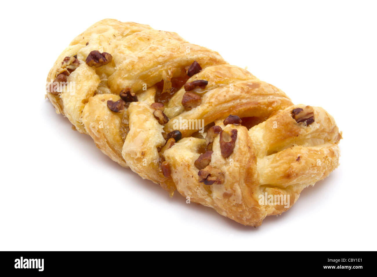Delicious pastry isolated on white background Stock Photo - Alamy