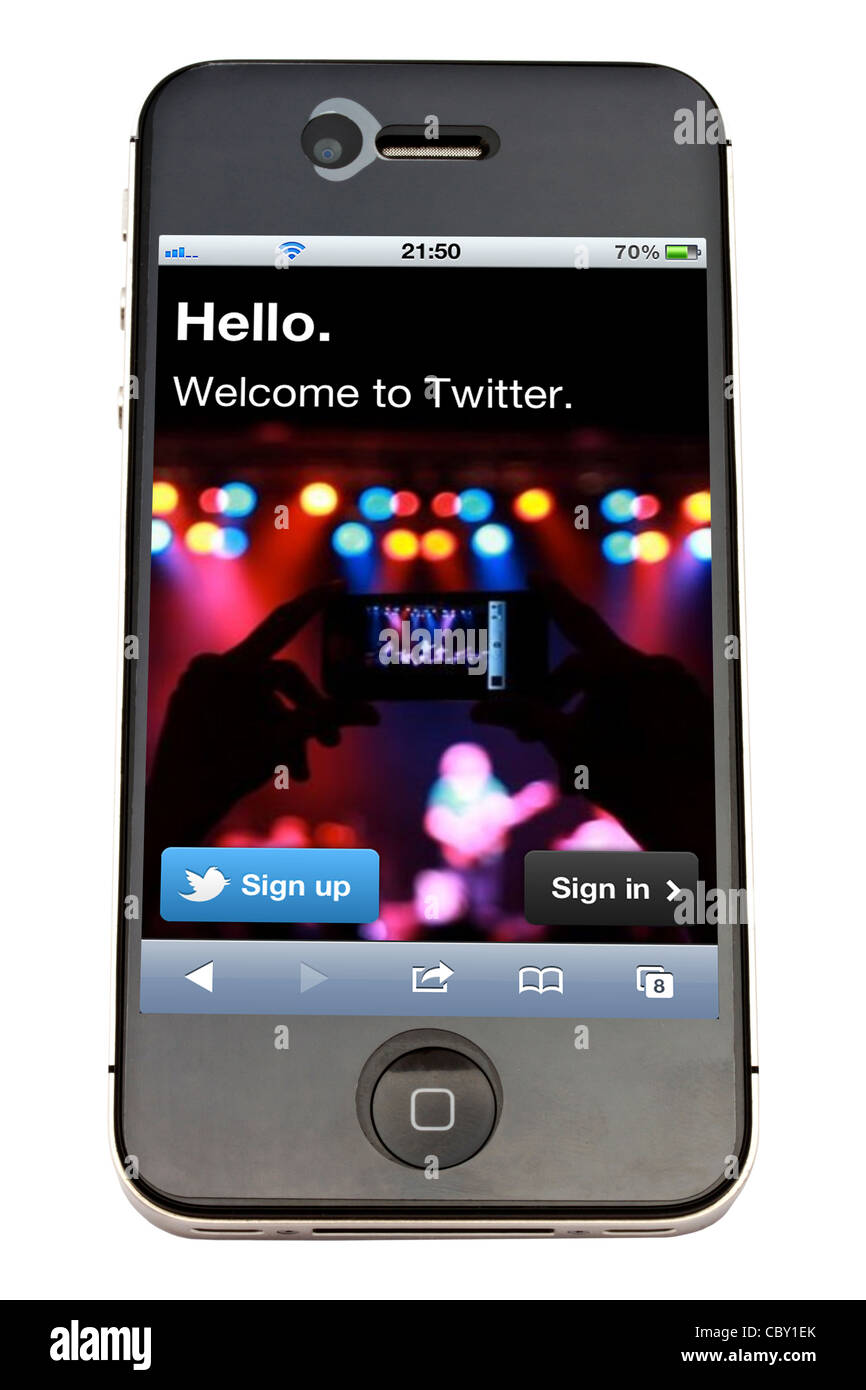 Twitter generation phone hi-res stock photography and images - Alamy