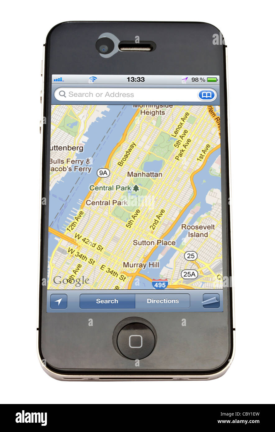 Digital screen map hi-res stock photography and images - Alamy