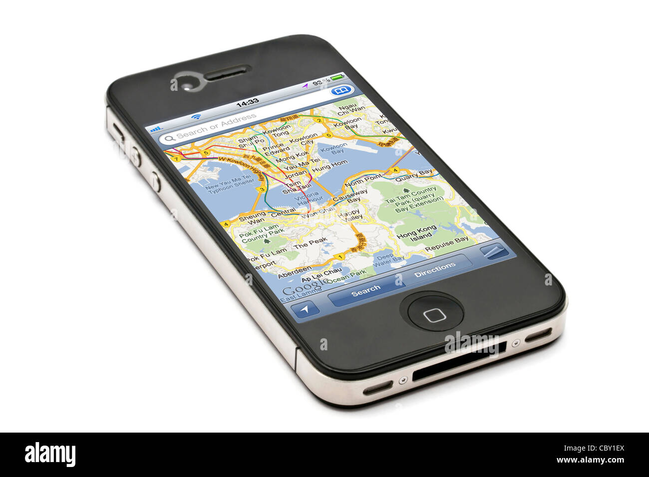 Digital screen map hi-res stock photography and images - Alamy