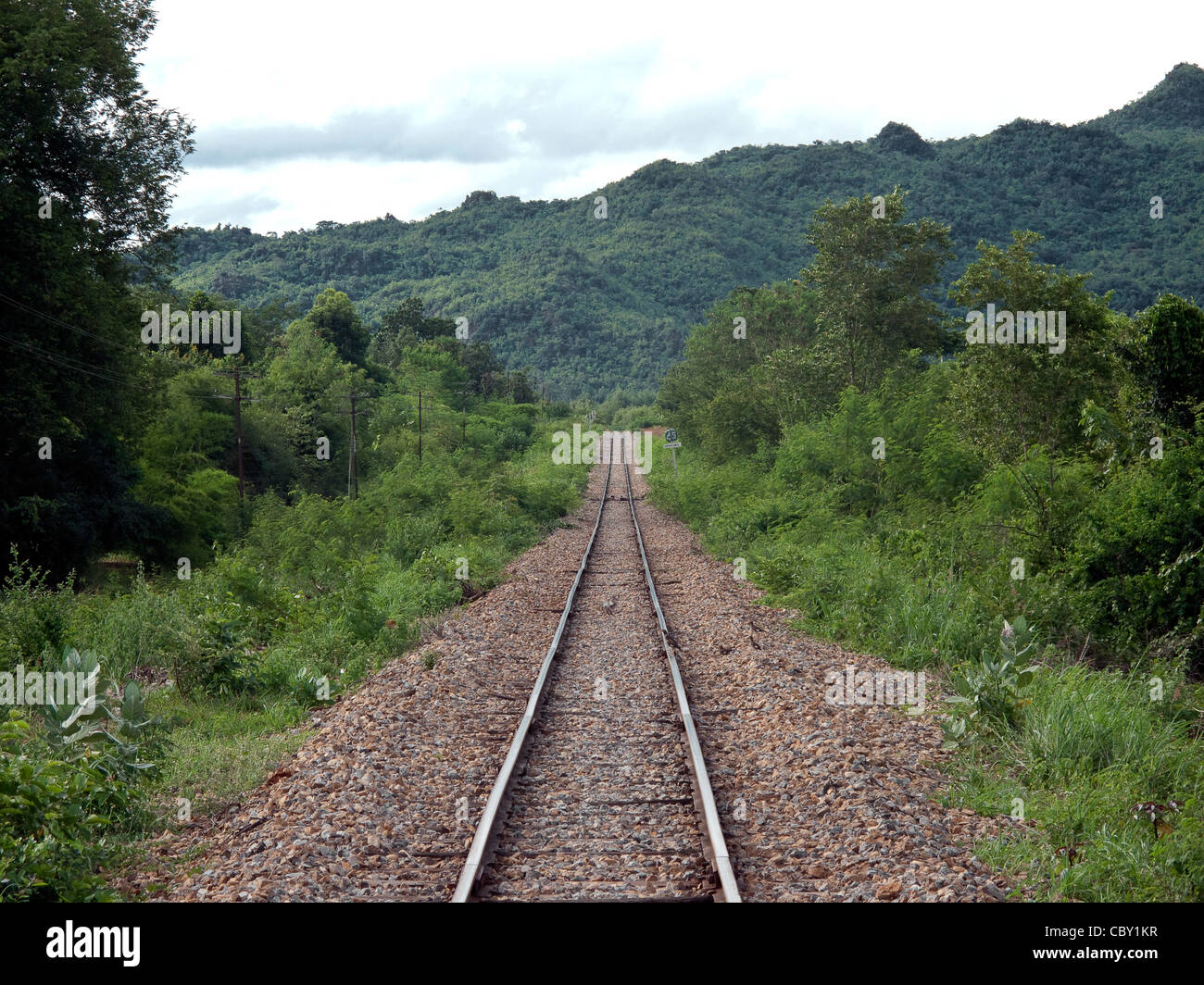 Thai Burma 'Death Railway'. Built by forced labour and allied POWs ...