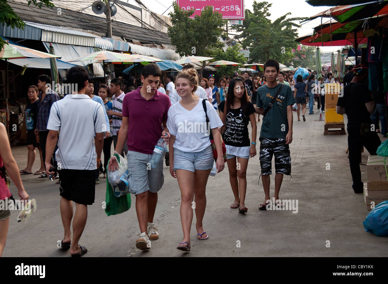 Chatuchak Weekend Market. Bangkok. Thailand Stock Photo - Alamy