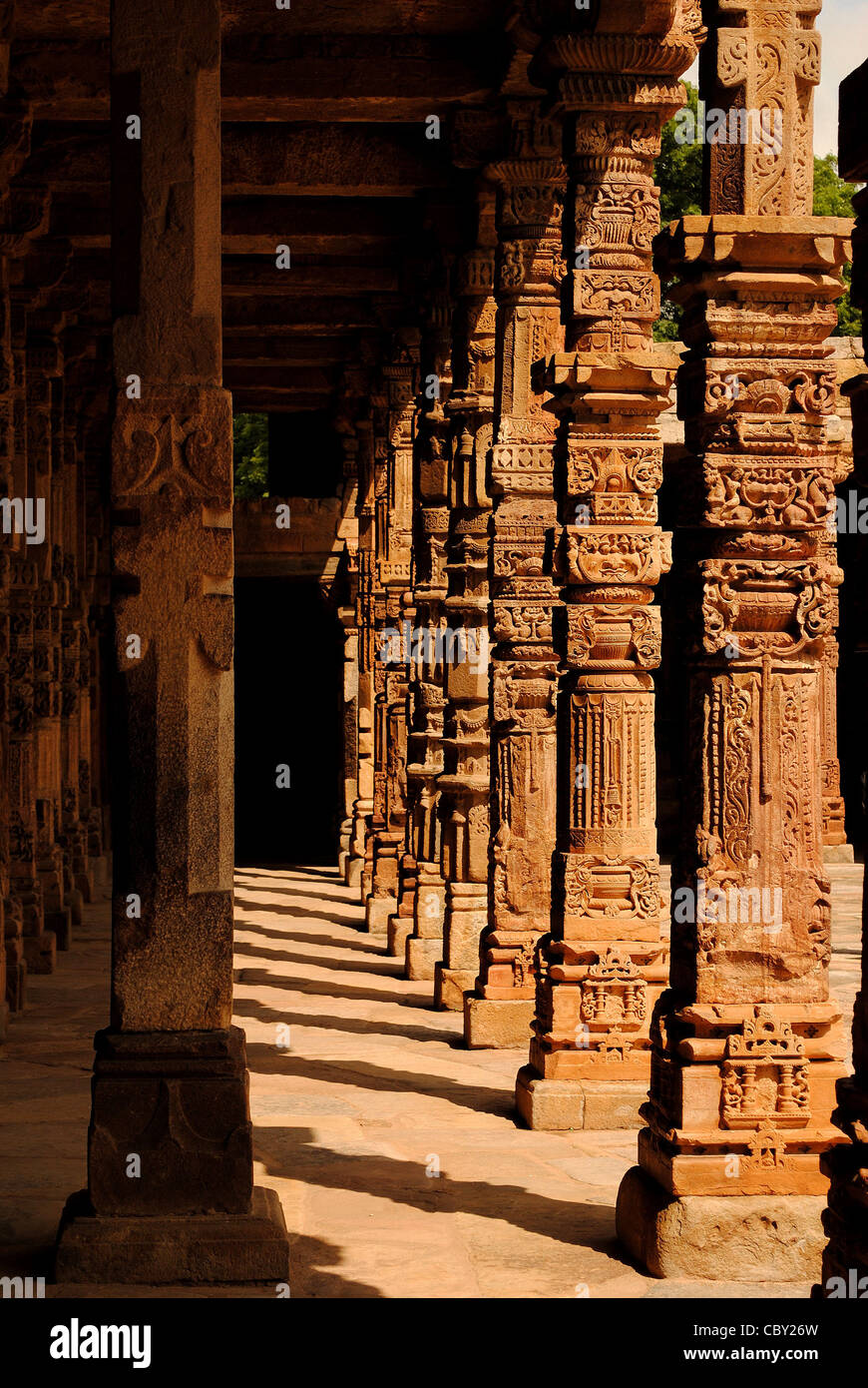 pillars amongst light and shadow Stock Photo - Alamy