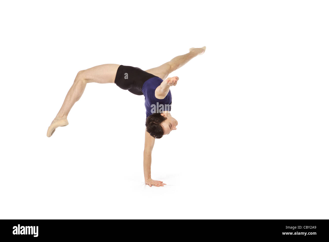 flexible male dancer Stock Photo - Alamy