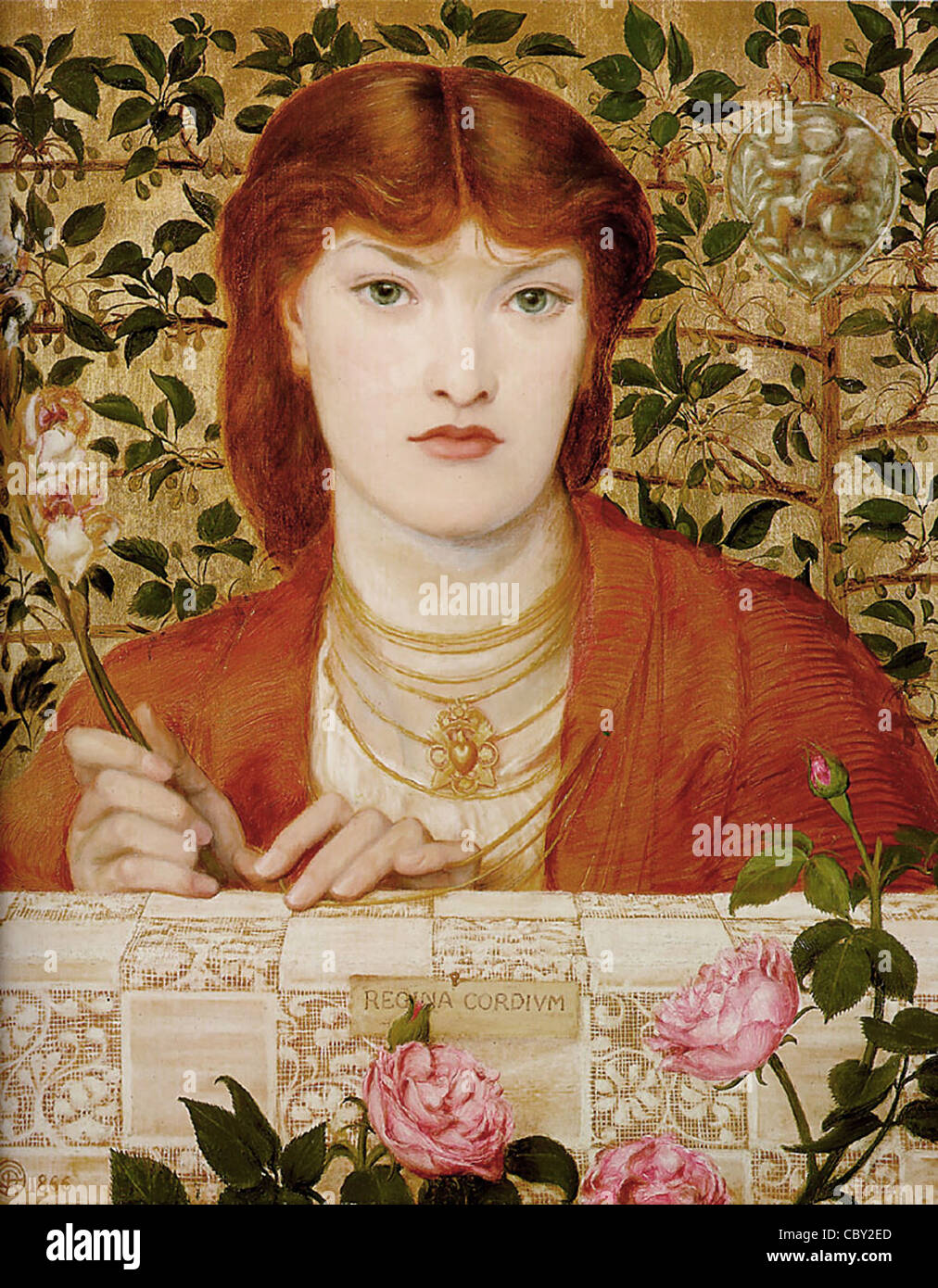 Dante gabriel rossetti regina cordium hi-res stock photography and ...