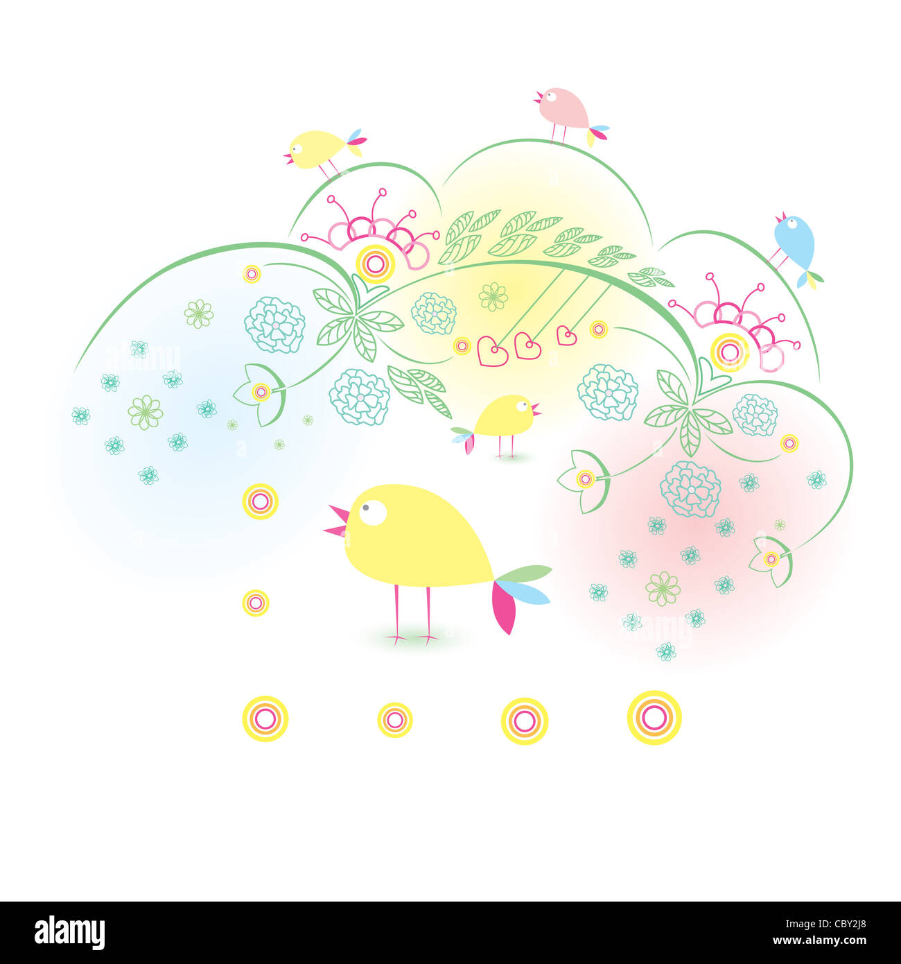 Abstract Nature background on white for design Stock Photo - Alamy