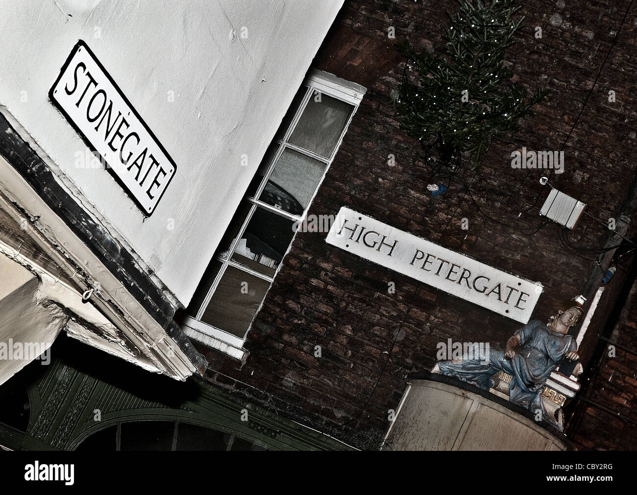 York High Petergate Street High Resolution Stock Photography and Images ...