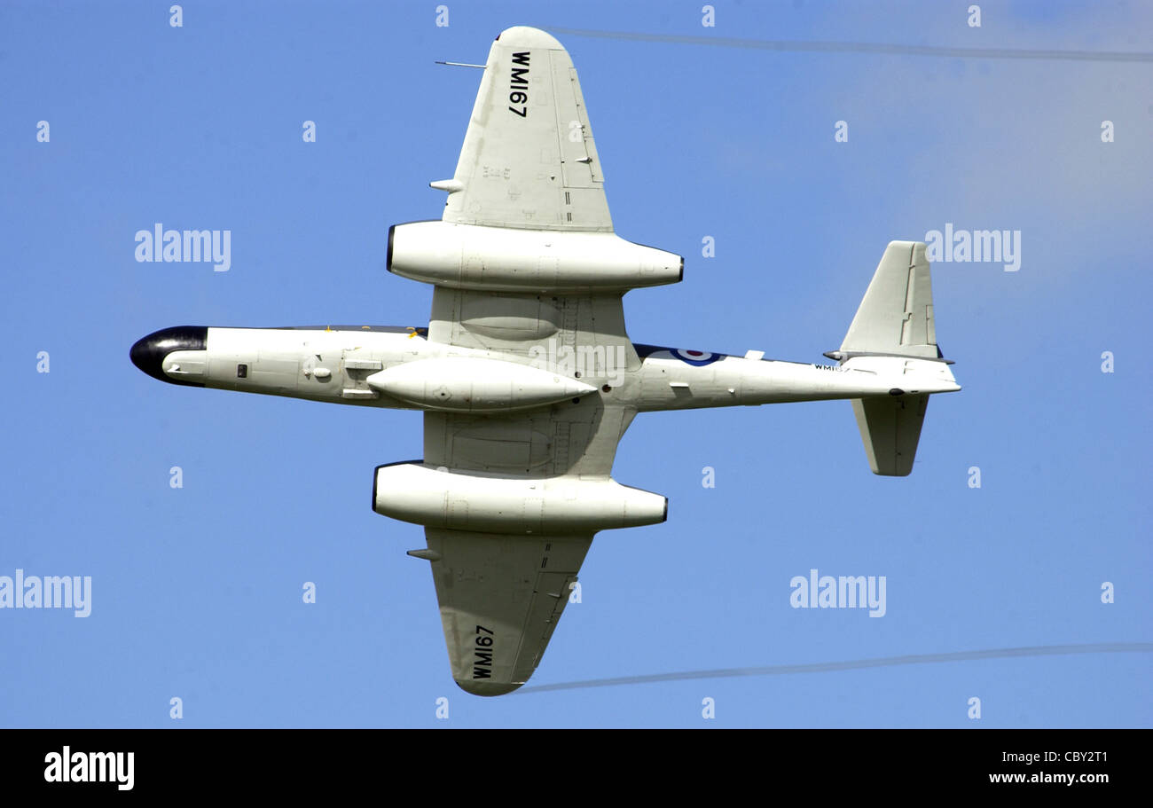 Gloster Meteor in flight Stock Photo - Alamy