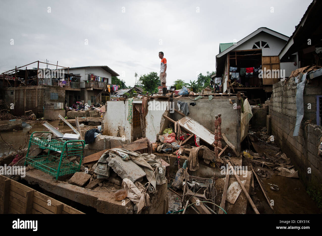 Flood aftermath in Cagayan De Oro, Philippines Stock Photo - Alamy