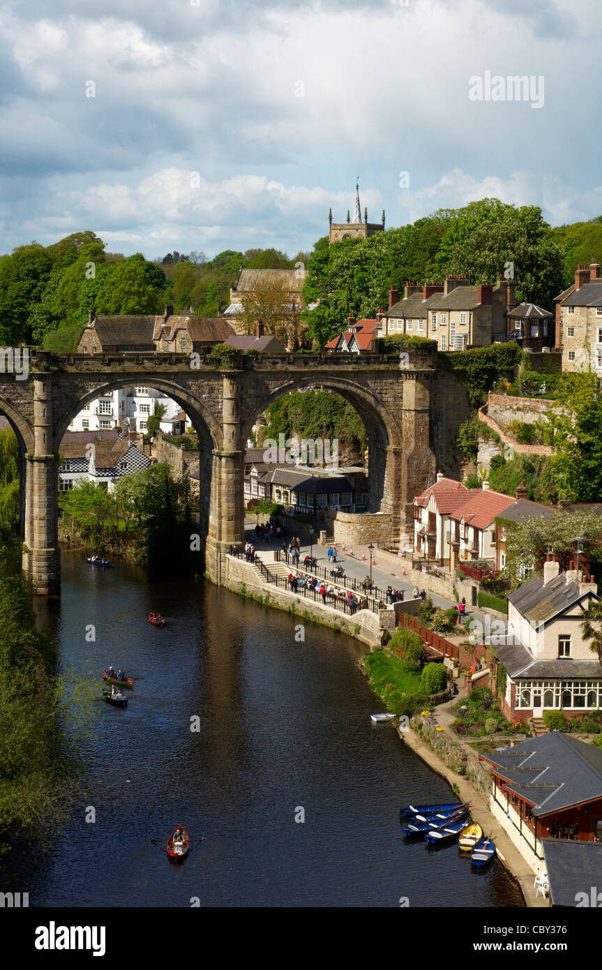 The River Nidd at Knaresborough Stock Photo - Alamy