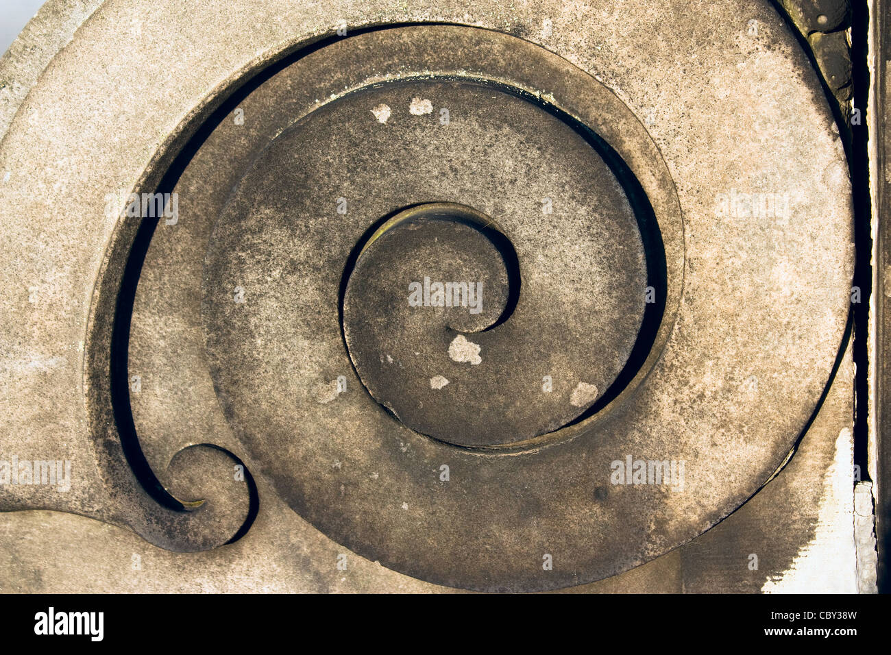 stone helix, architecture detail Stock Photo - Alamy