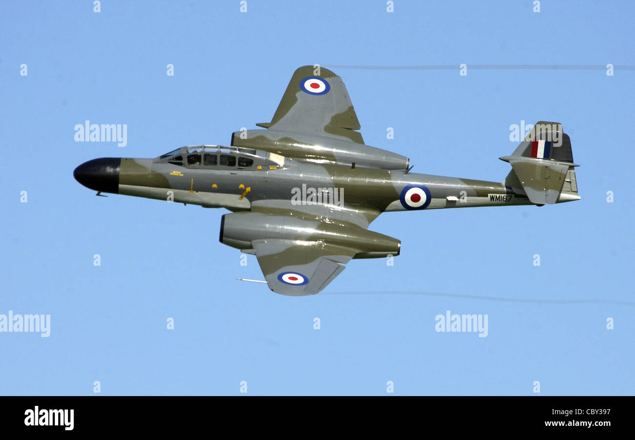 Gloster Meteor in flight Stock Photo - Alamy