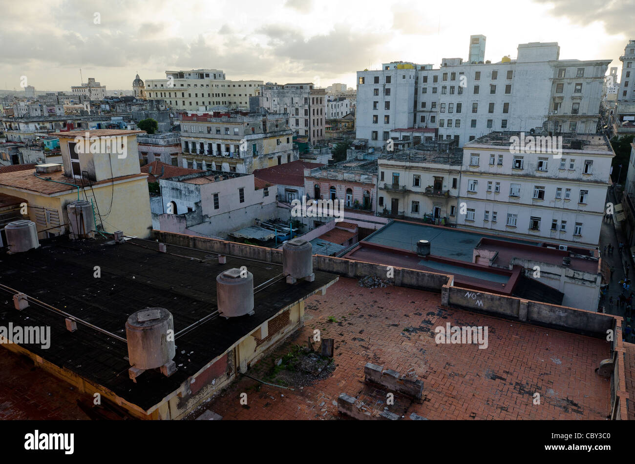 Rooftops of Old Havana Stock Photo - Alamy