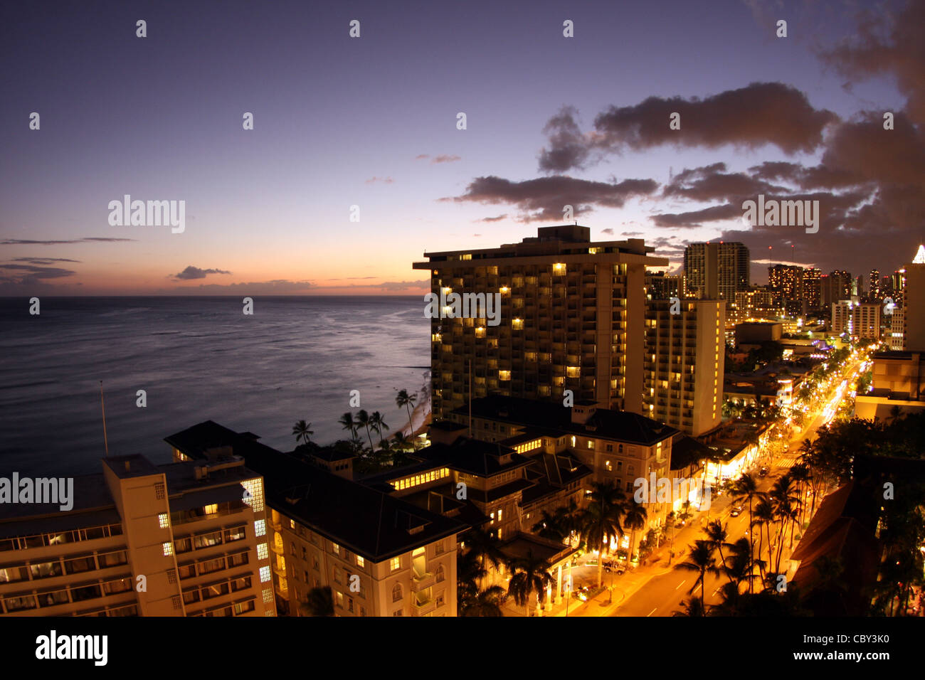 Honolulu landscape hi-res stock photography and images - Alamy