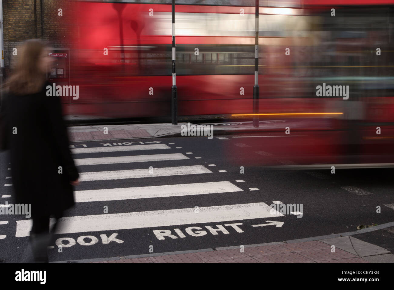 Buses rear view hi-res stock photography and images - Alamy