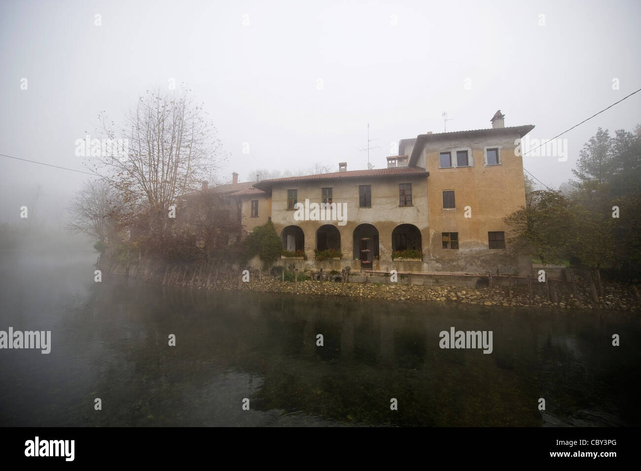 Castelletto di Cuggiono, Naviglio Grande, Lombardy, Italy Stock Photo ...