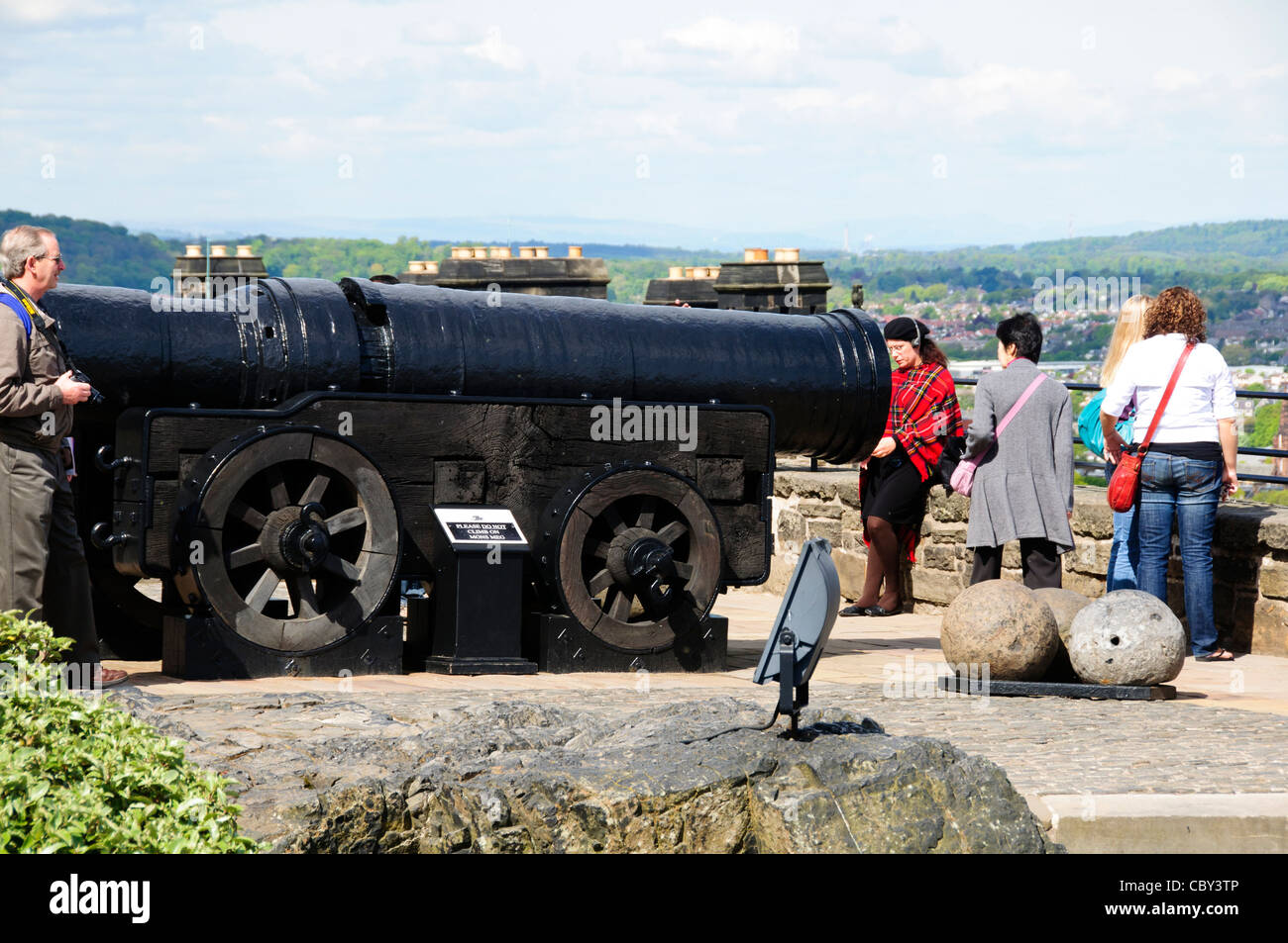 Views of Edinburgh Castle,Grounds,Half Moon Cannon Battery,Palace ...