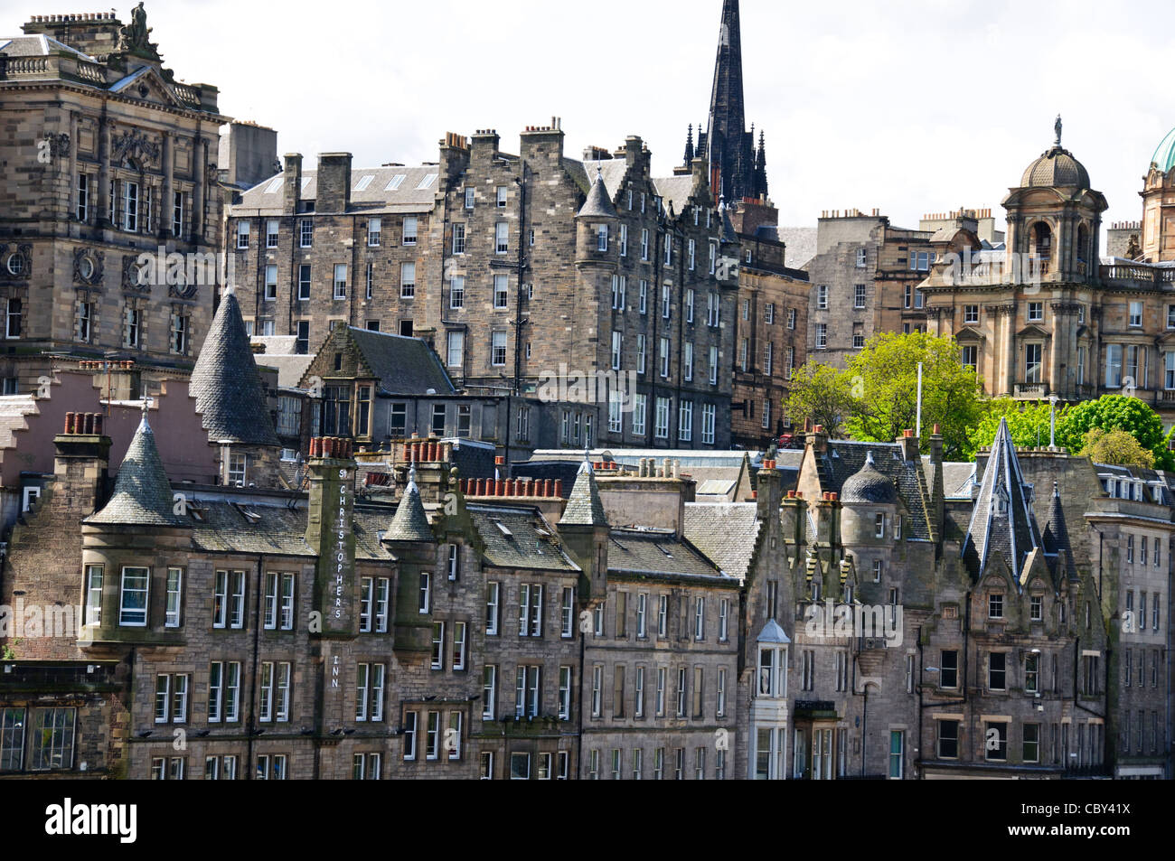 Waterloo Place,Old Hotel Complex,,Edinburgh,Scotland Stock Photo - Alamy