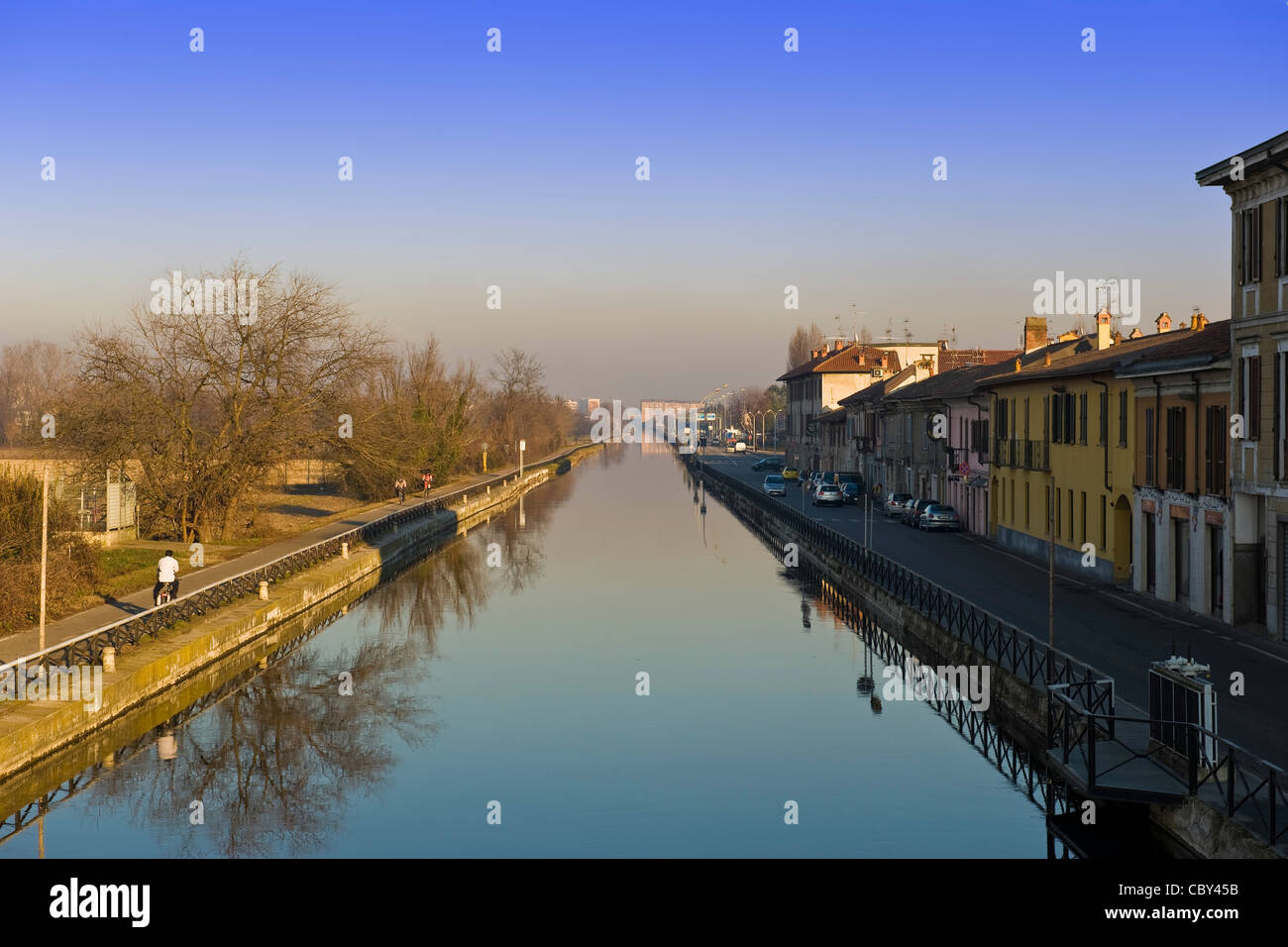 Gaggiano, Naviglio Grande, Lombardy, Italy Stock Photo - Alamy