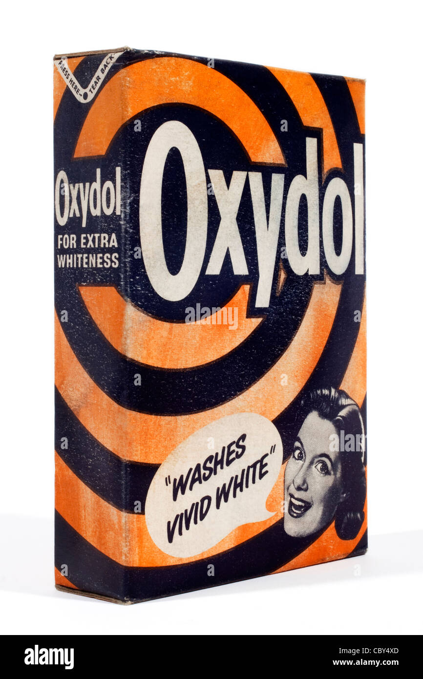 Early Oxydol laundry powder box Stock Photo - Alamy