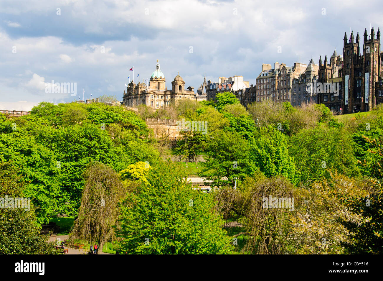 Princess Street Gardens,Spring Time Flowers,Adjacent to Princess Street ...