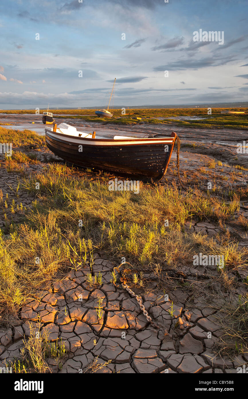 Old Boats Heswall The Wirral Cheshire Stock Photo - Alamy
