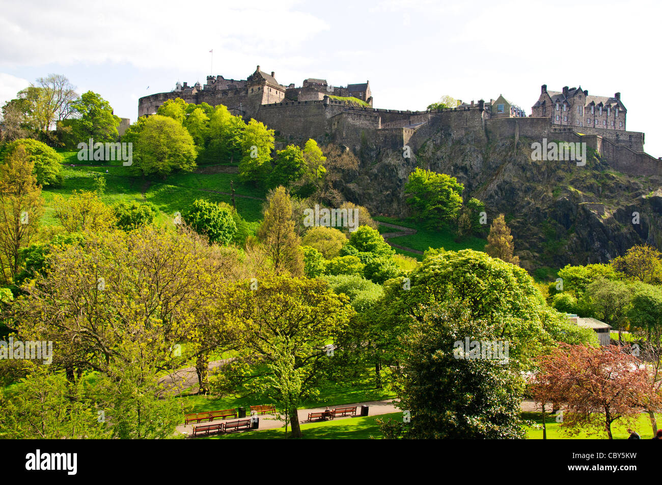 Princess Street Gardens,Spring Time Flowers,Adjacent to Princess Street ...