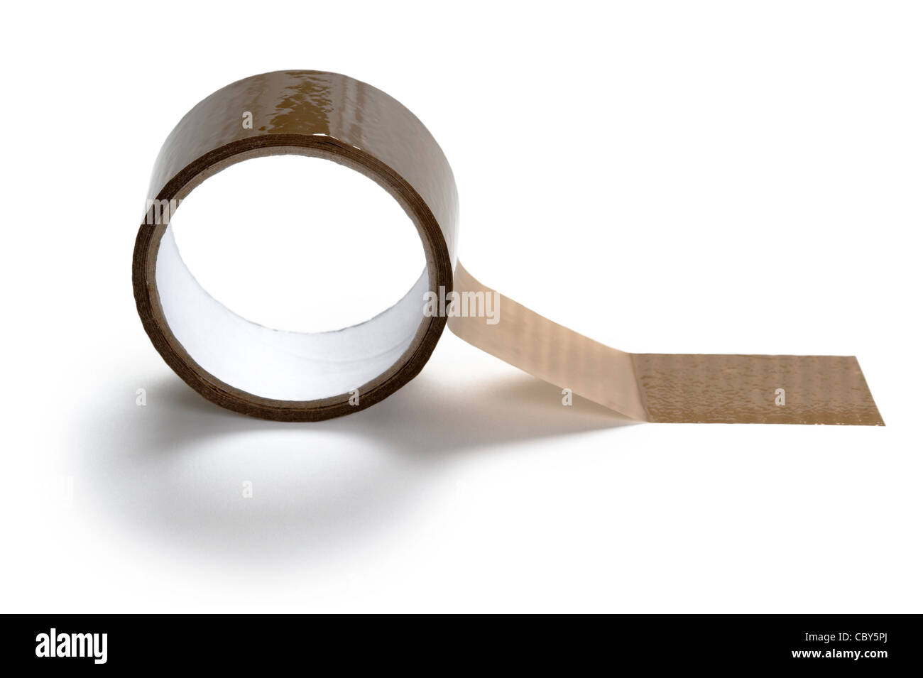parcel or packing tape isolated on a white background Stock Photo - Alamy