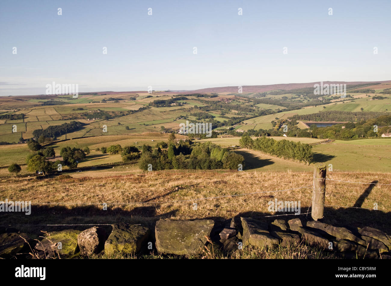 landscape over the moors Stock Photo - Alamy