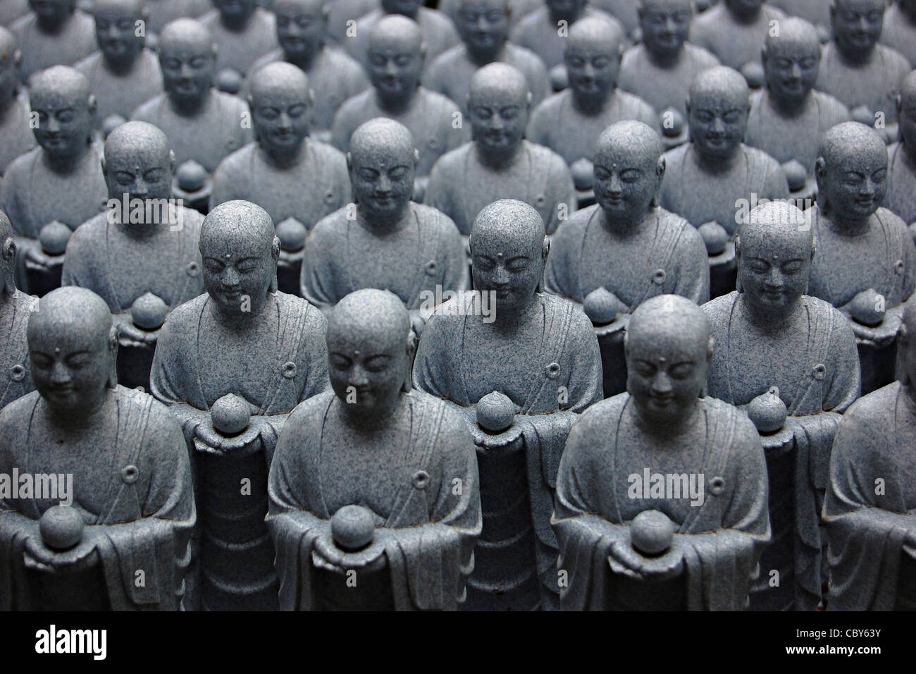 Monk Statues, Hase Dera Temple, Kamakura, Japan Stock Photo - Alamy