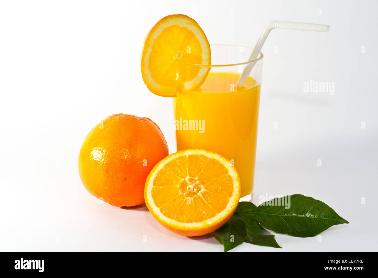 Fresh orange juice Stock Photo - Alamy