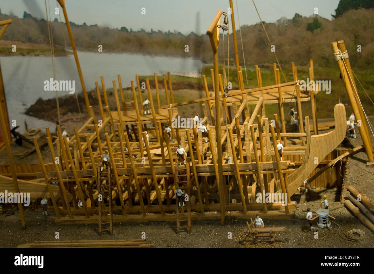 18th Century Ship Building High Resolution Stock Photography and Images ...
