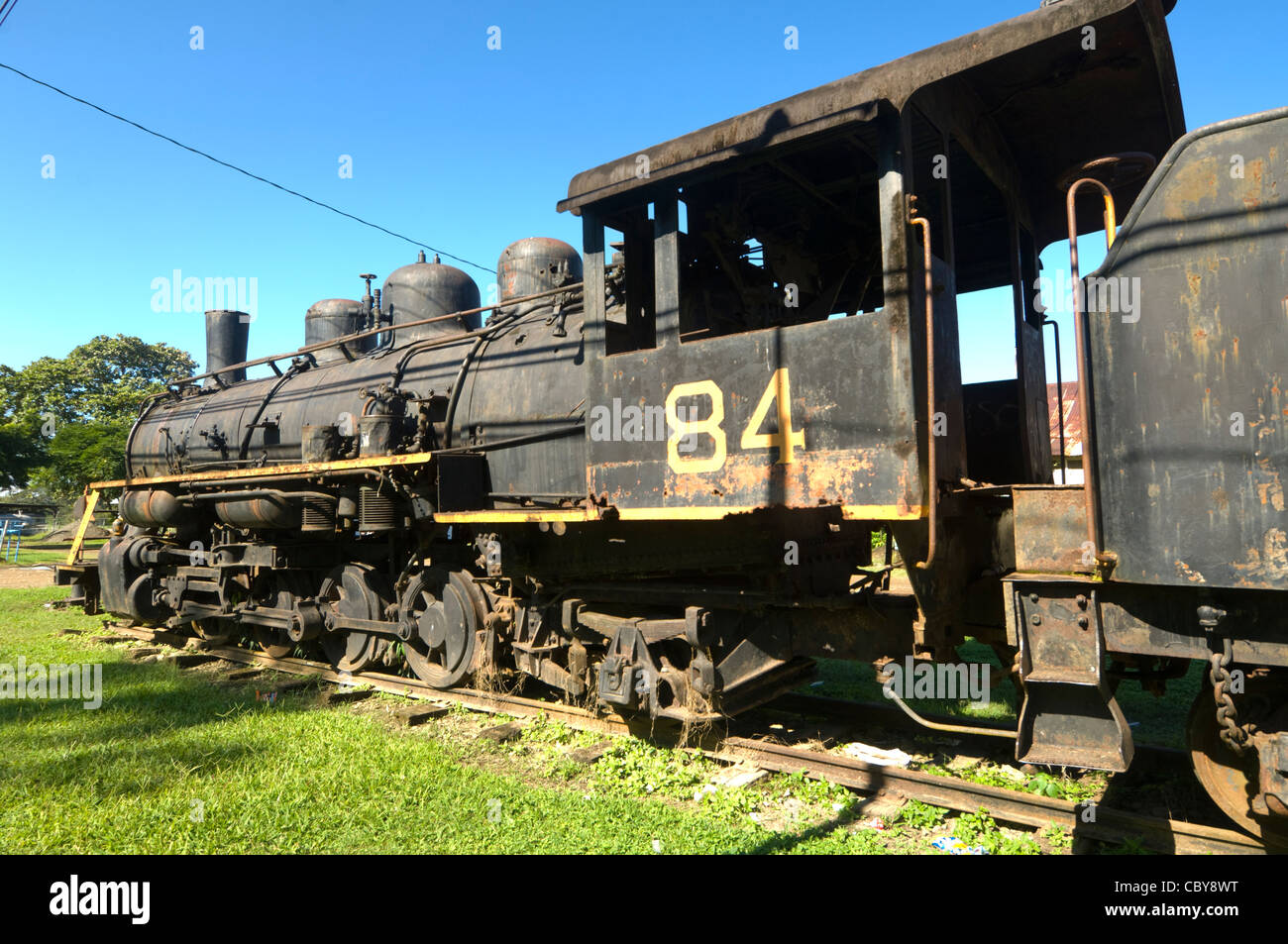 Old Locomotive 84 Palmar Sur Costa Rica Puntarenas Province Stock Photo ...