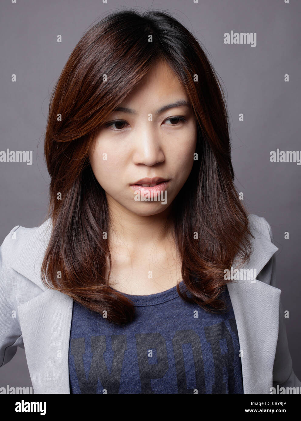 Office lady portrait Stock Photo - Alamy