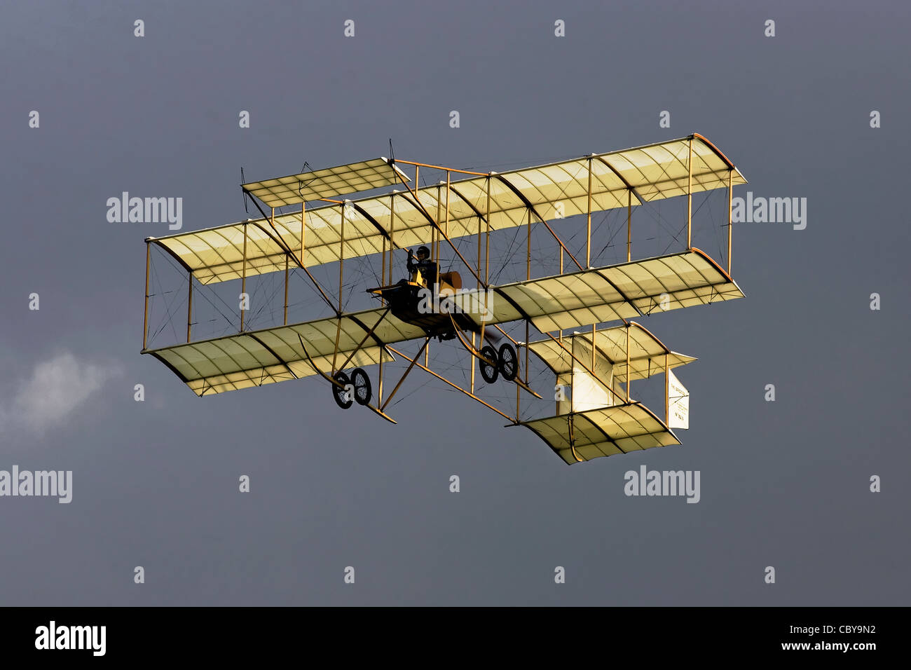 Old edwardian flying machine bristol hi-res stock photography and ...