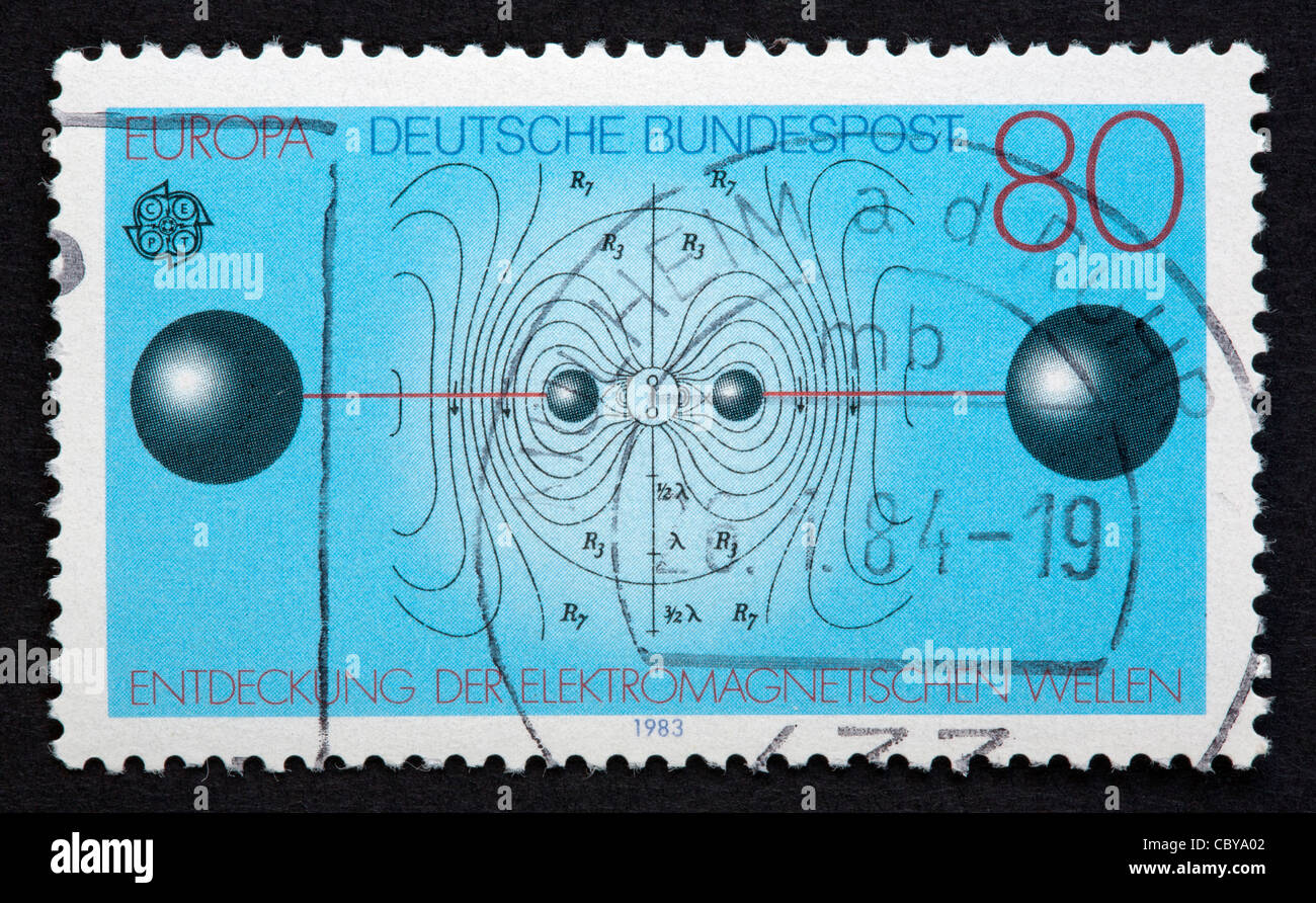 German postage stamp Stock Photo - Alamy