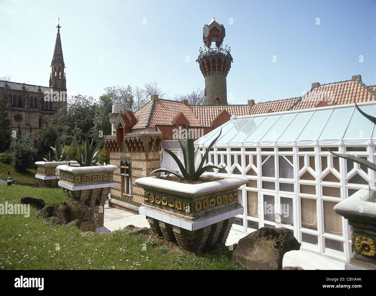 Spain. Comillas. El Capricho. 1883. Built by Antoni Gaudi, spanish ...