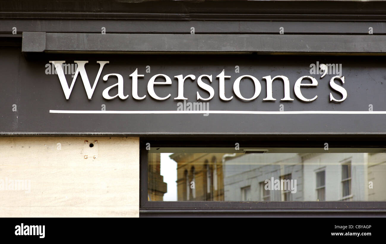 Waterstones waterstones sign hi-res stock photography and images - Alamy