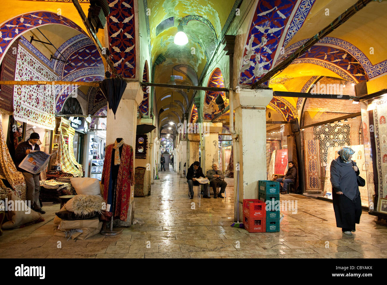 The Grand Bazzar covered market in Istanbul, Turkey. Photo:Jeff Gilbert ...