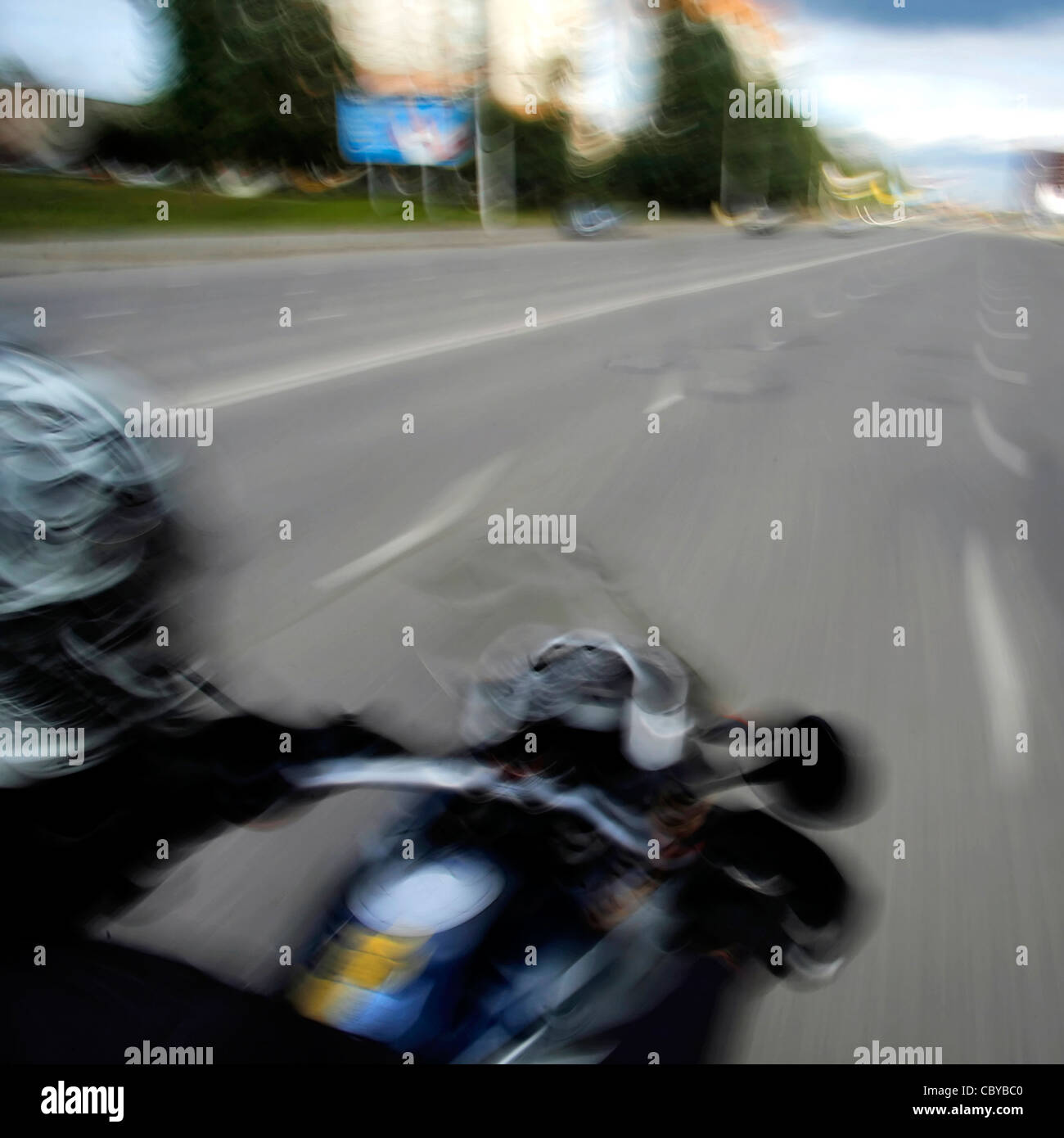 Motion blur bike rider hi-res stock photography and images - Alamy