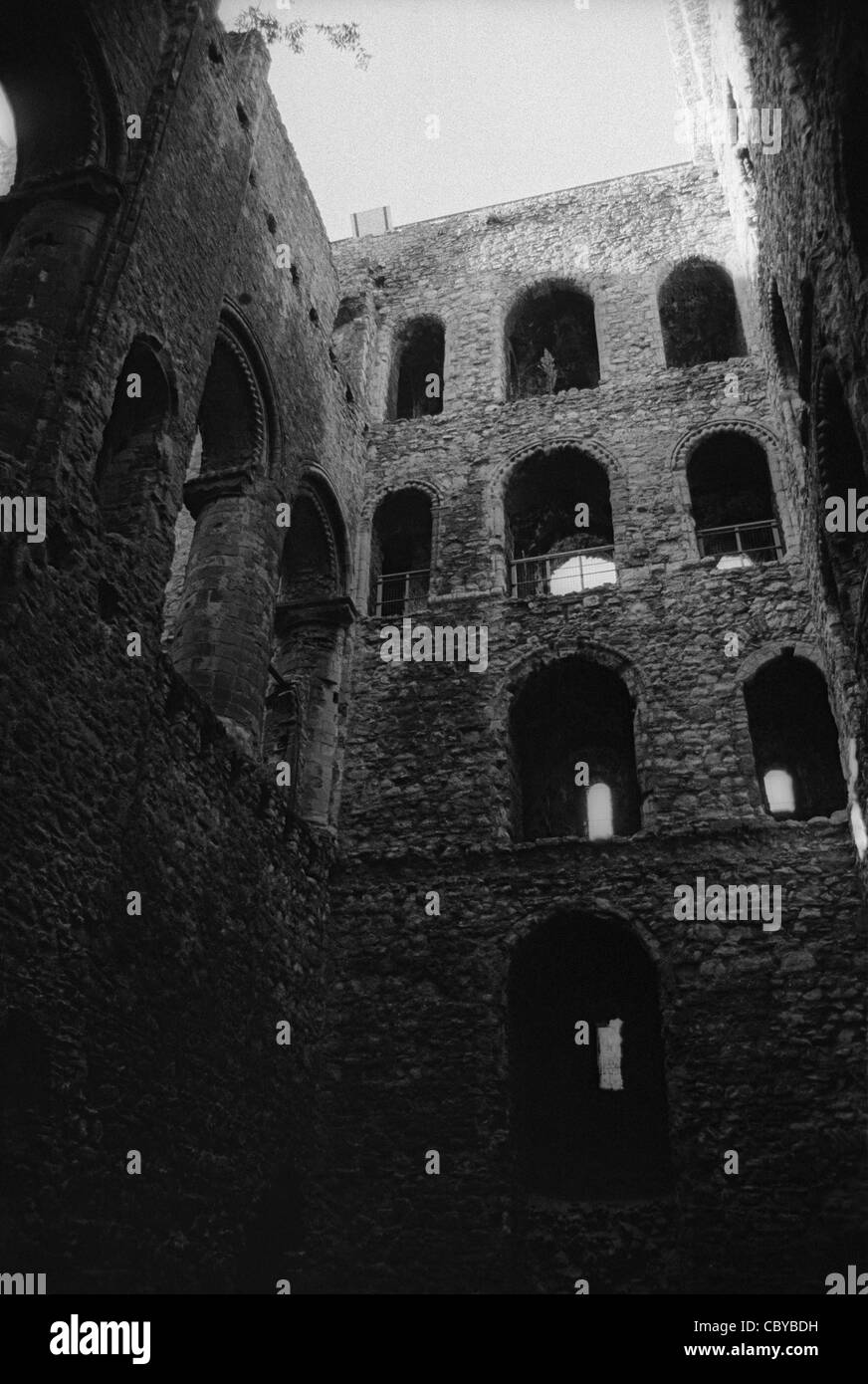 City view from inside Black and White Stock Photos & Images - Alamy