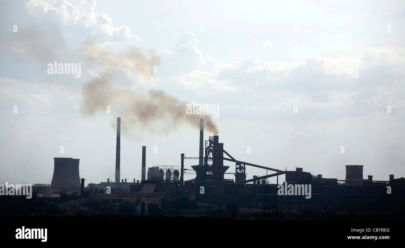 Factory chimney smoke group hi-res stock photography and images - Alamy